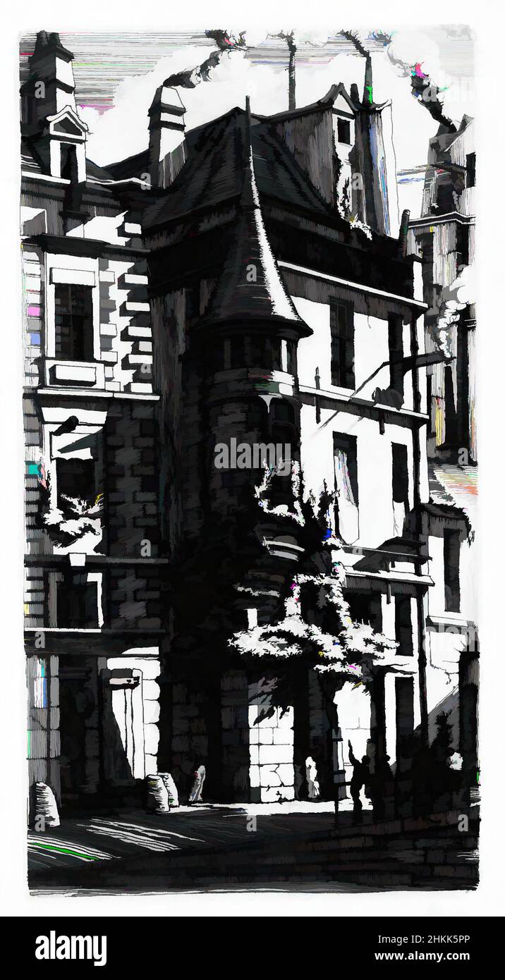 Art inspired by Tourelle De La Rue De La Tixeranderie, Charles Méryon ...