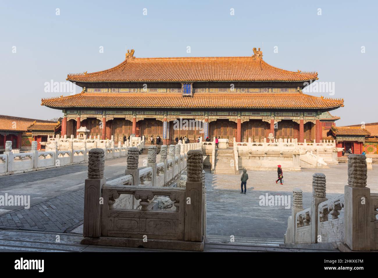 Amazing view of the Forbidden City of Beijing, China Stock Photo - Alamy
