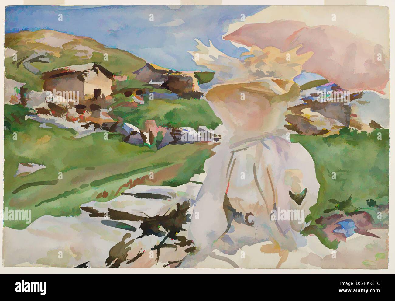 Art inspired by In the Simplon Pass, John Singer Sargent, American ...