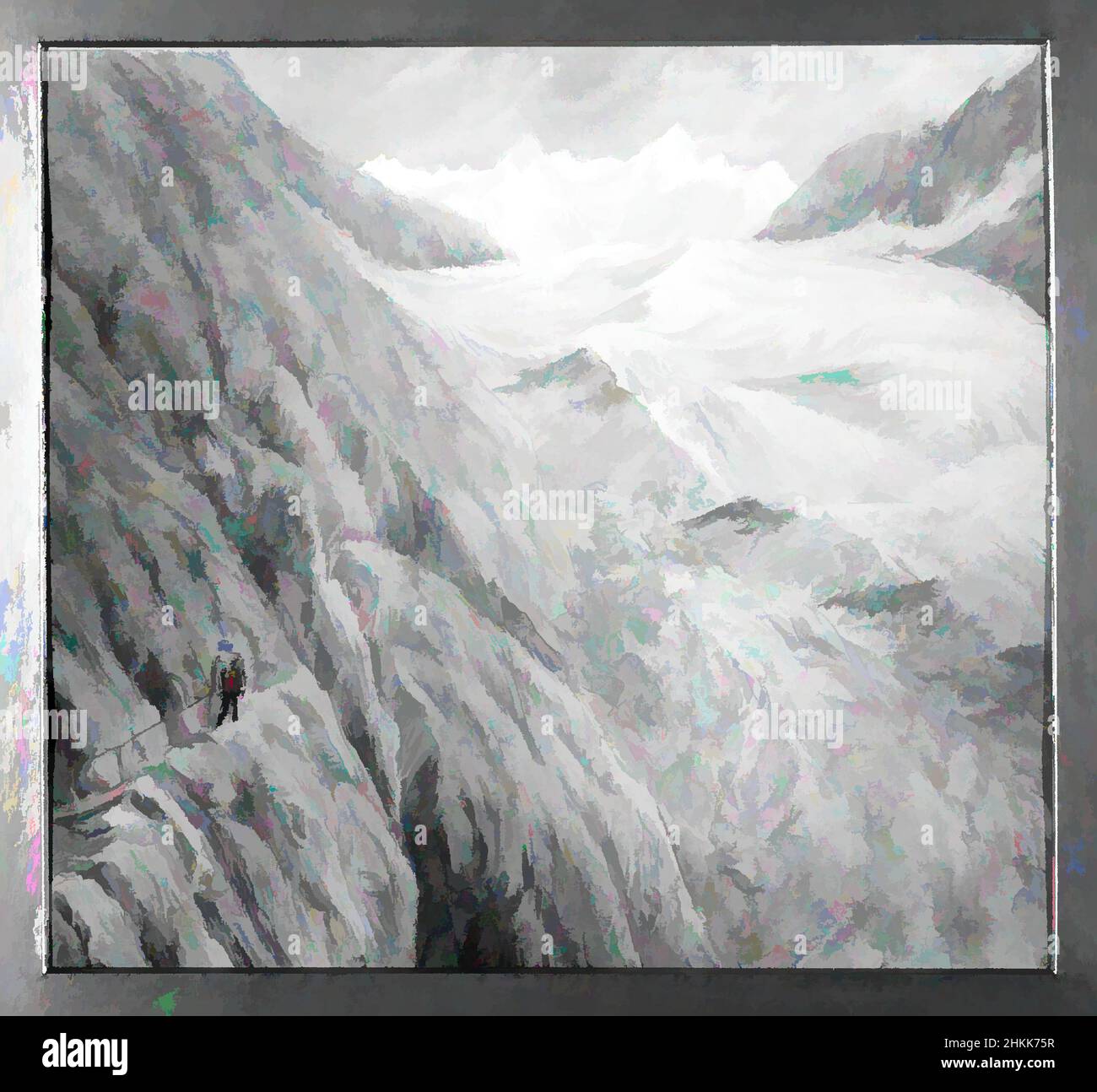 Art inspired by Alpine Scene, Ogden Nicholas Rood, American, 1811-1902 ...