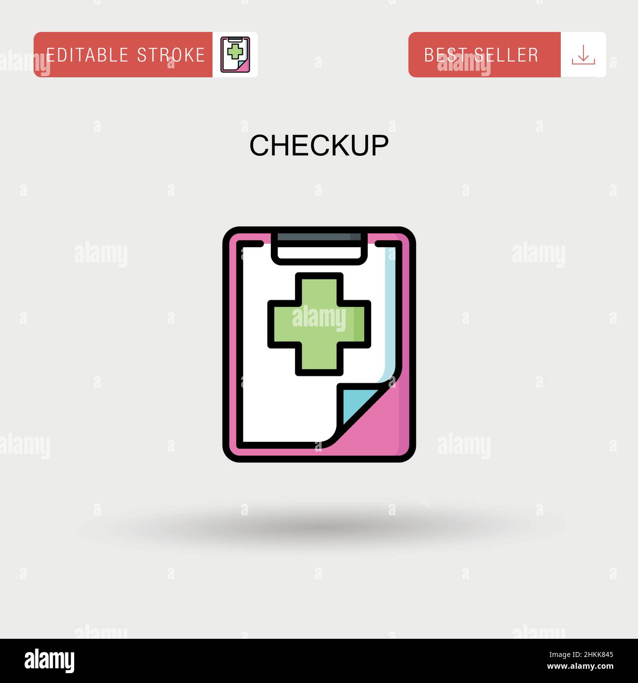 Hospital checkup elderly Stock Vector Images - Alamy