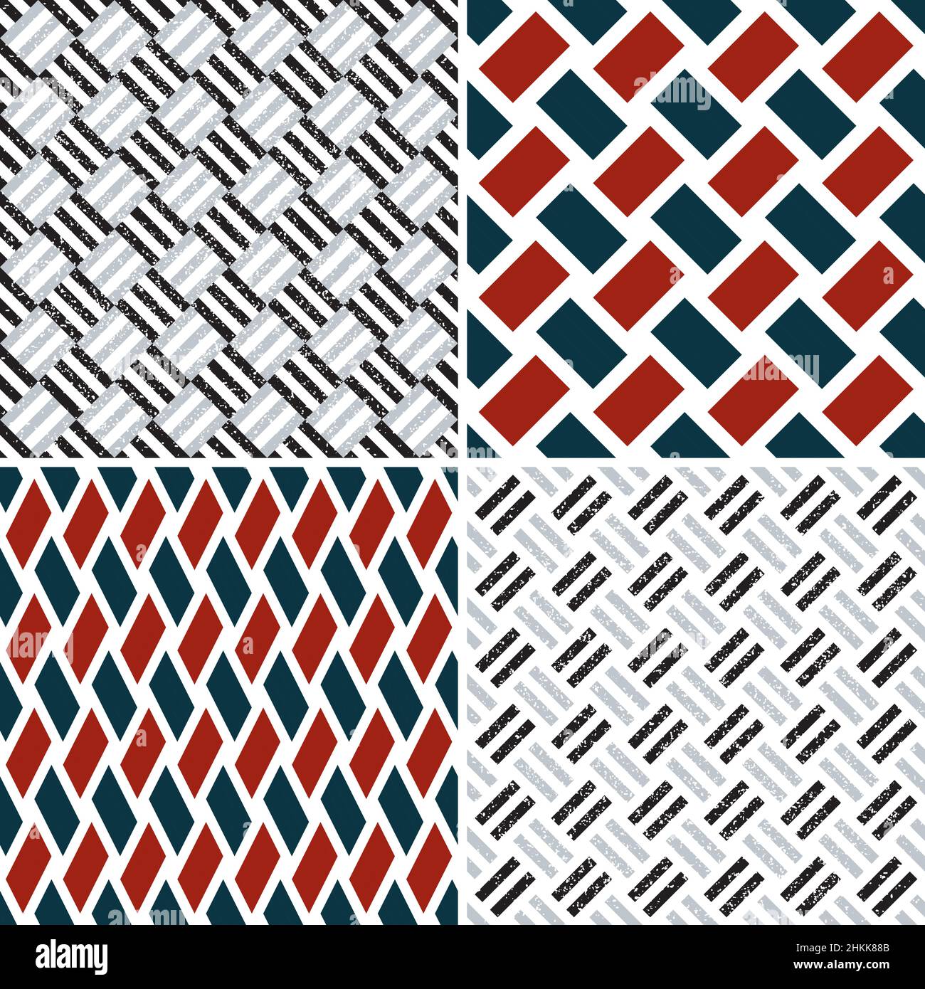 4 different vector patterns in the same package(eps). One pattern is ...