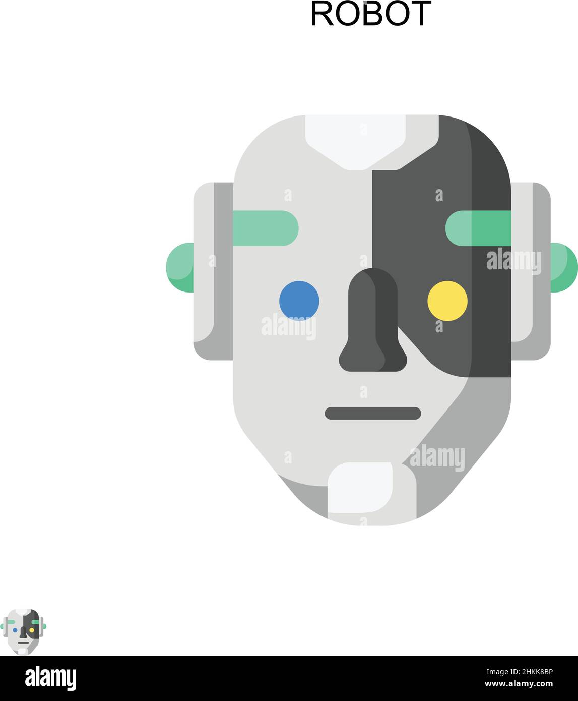 Robot 3d character vector Cut Out Stock Images & Pictures - Alamy