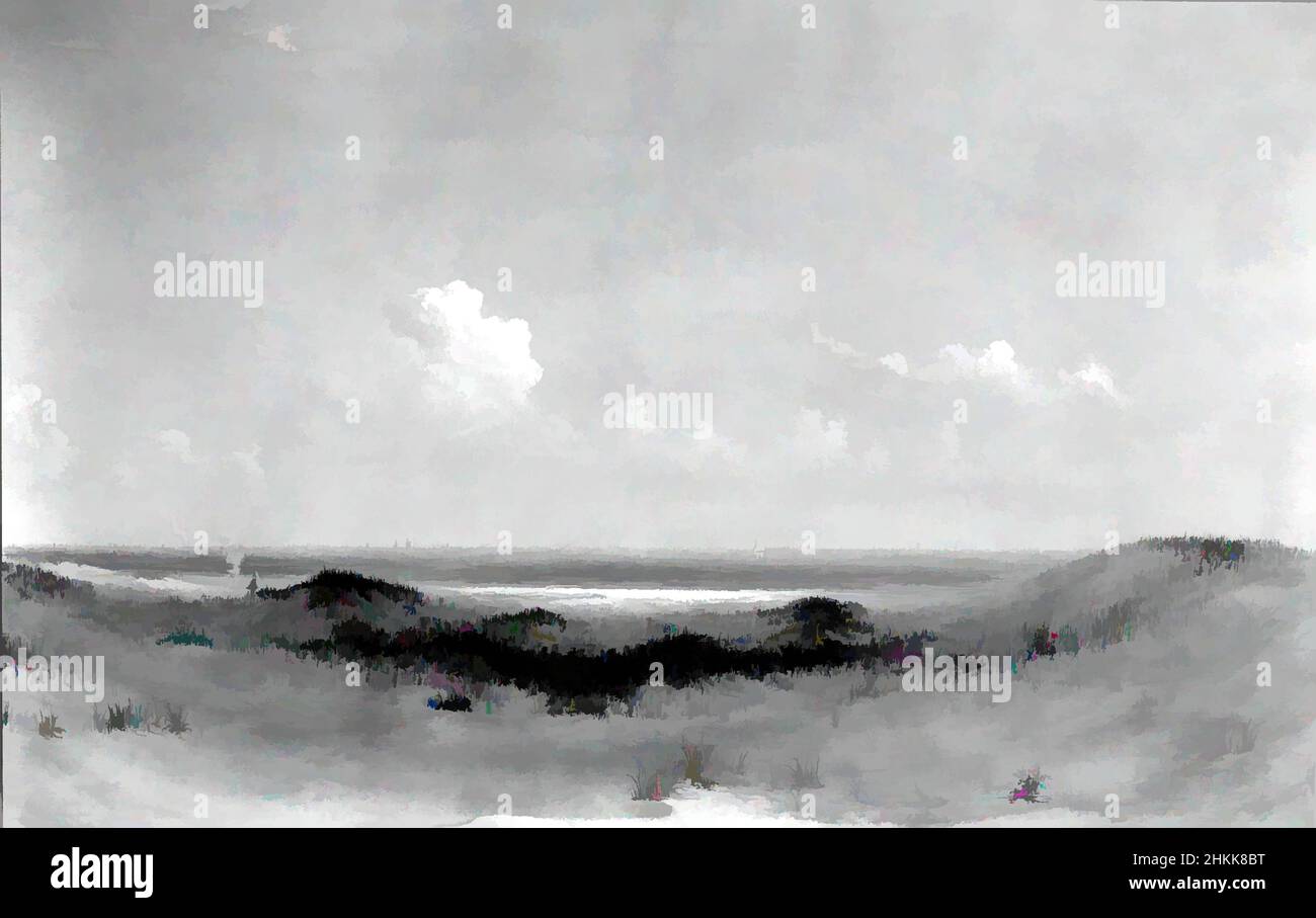 Art inspired by A Glimpse of the Sea, Dwight William Tryon, American ...