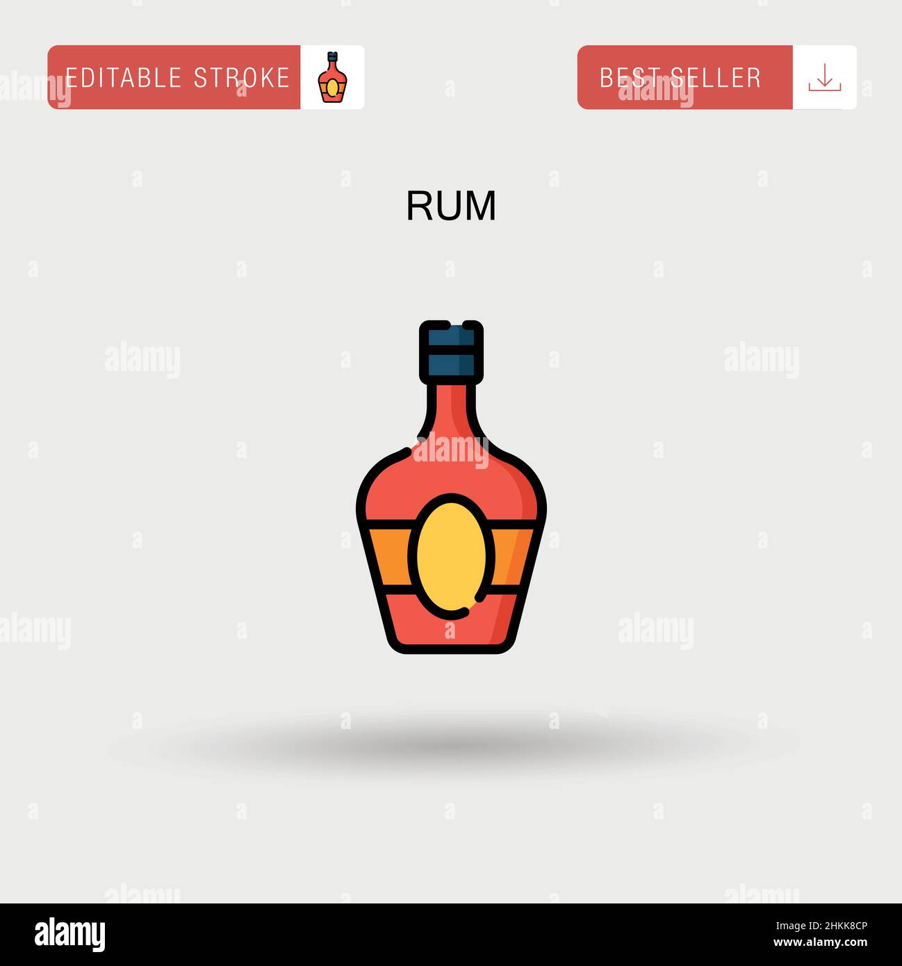 Rum Stock Vector Images - Alamy
