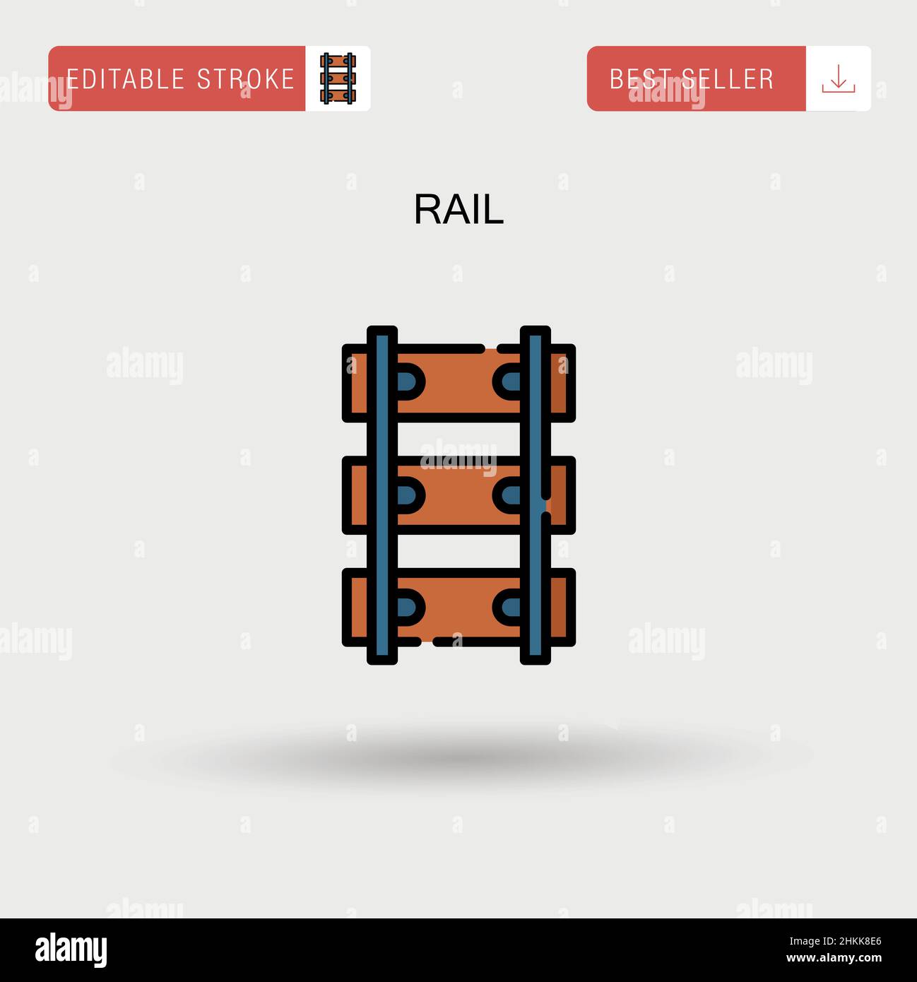 Rail Simple vector icon Stock Vector Image & Art - Alamy Rail Simple vector icon Stock Vector Image & Art - Alamy