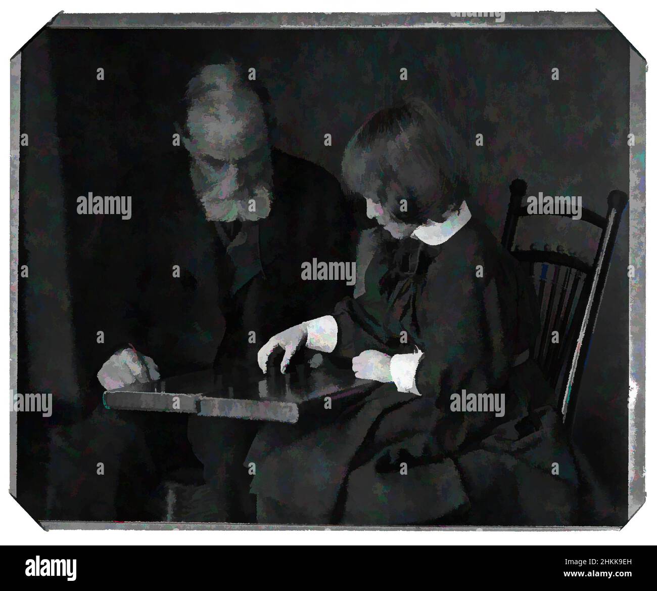 Art inspired by Seated Portrait of William Rand and Grandaughter Peggy ...