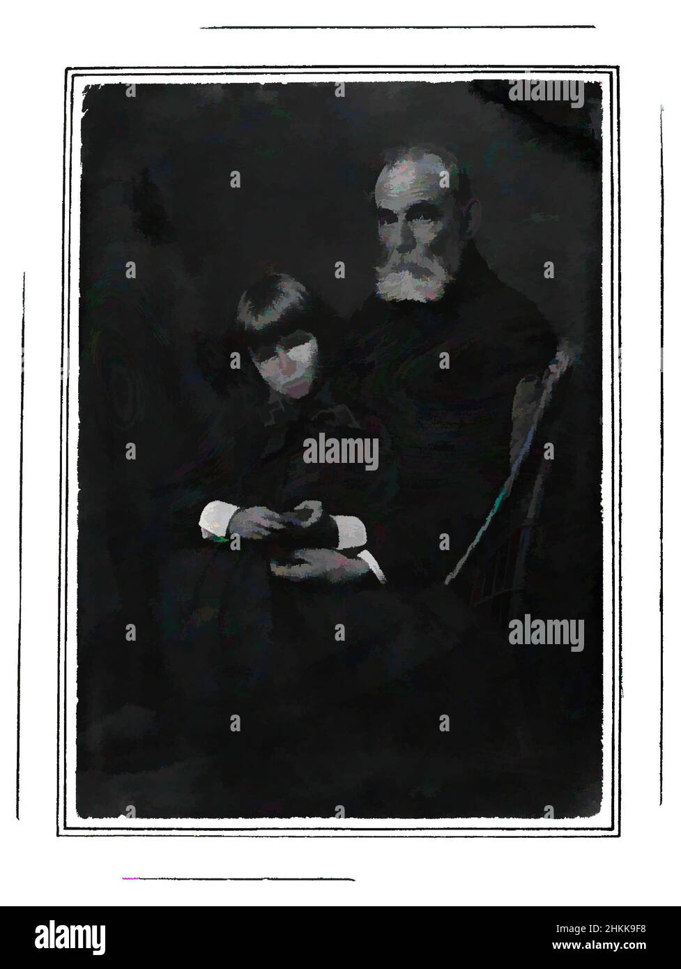 Art inspired by Seated Portait of William Rand with Grandaughter Peggy ...