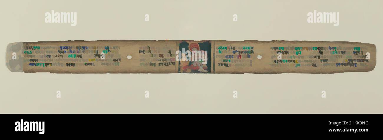 Art inspired by Folio from a Gandavyuha Manuscript, Colors on palm leaf ...