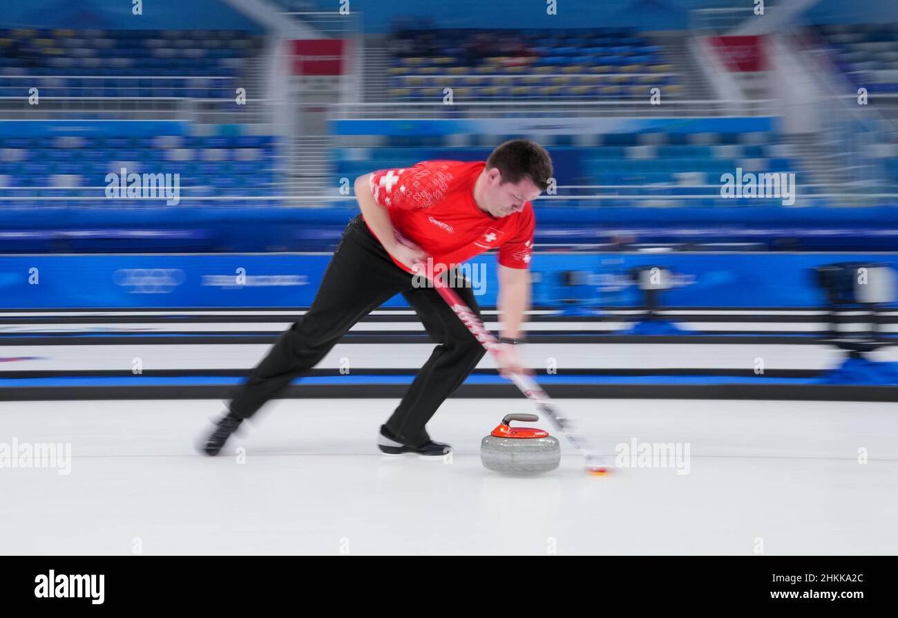 Beijing, China. 5th Feb, 2022. Martin Rios of Switzerland competes ...