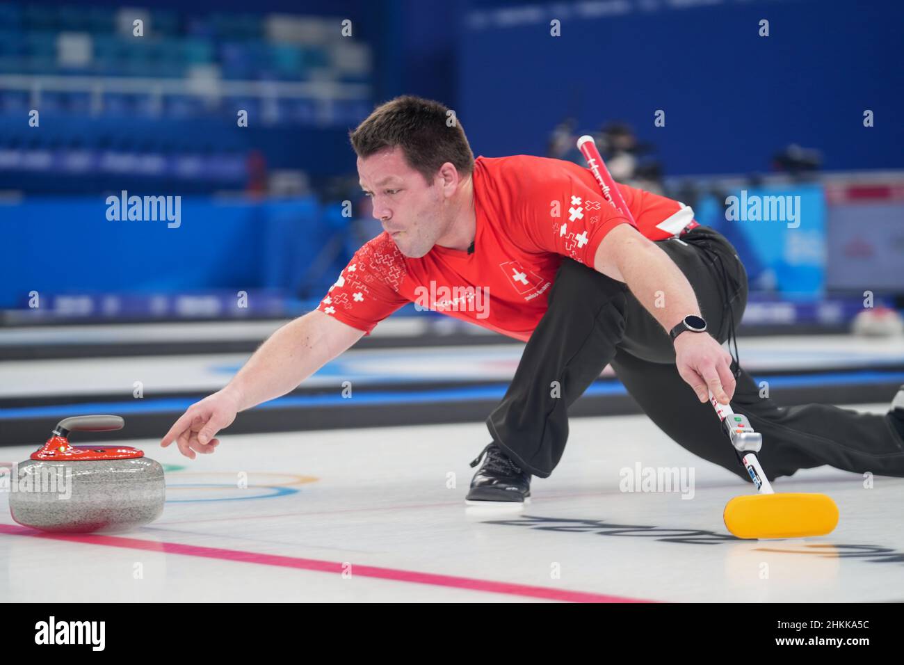 Beijing, China. 5th Feb, 2022. Martin Rios of Switzerland competes ...