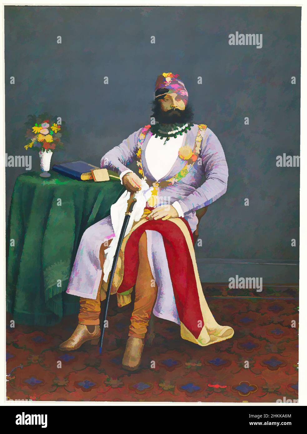 Art inspired by Maharaja Jaswant Singh II of Marwar, Attributed to ...