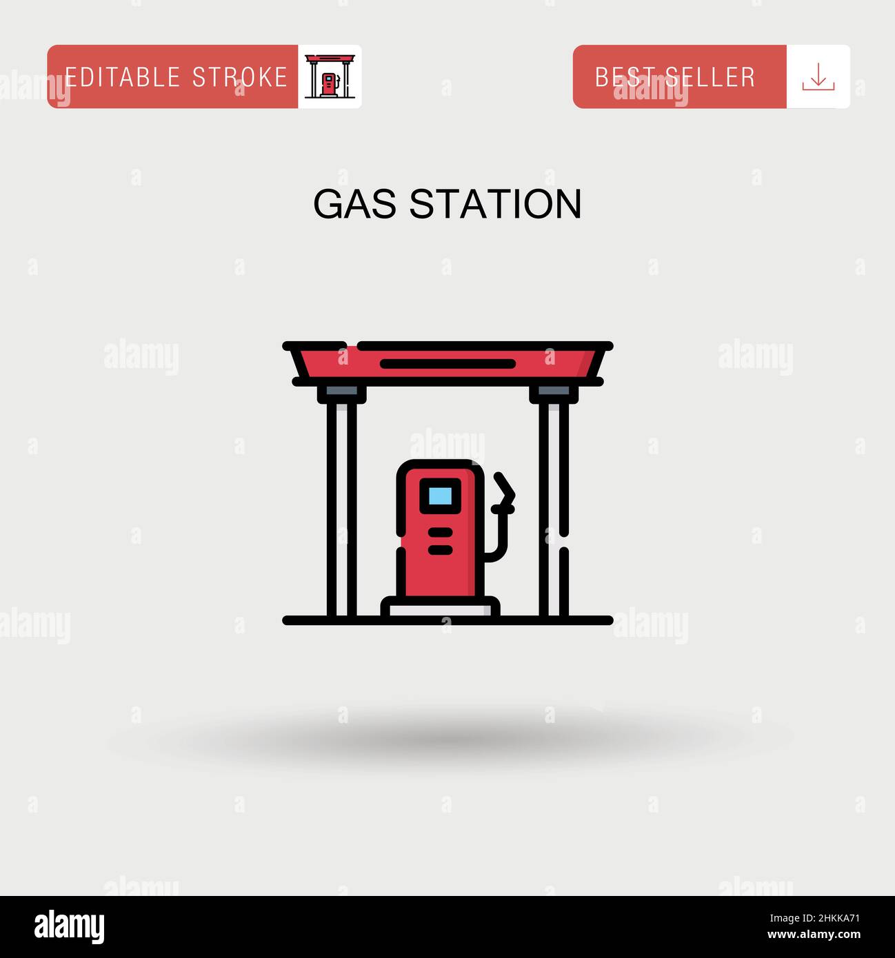 Petrol station refueling Stock Vector Images - Alamy
