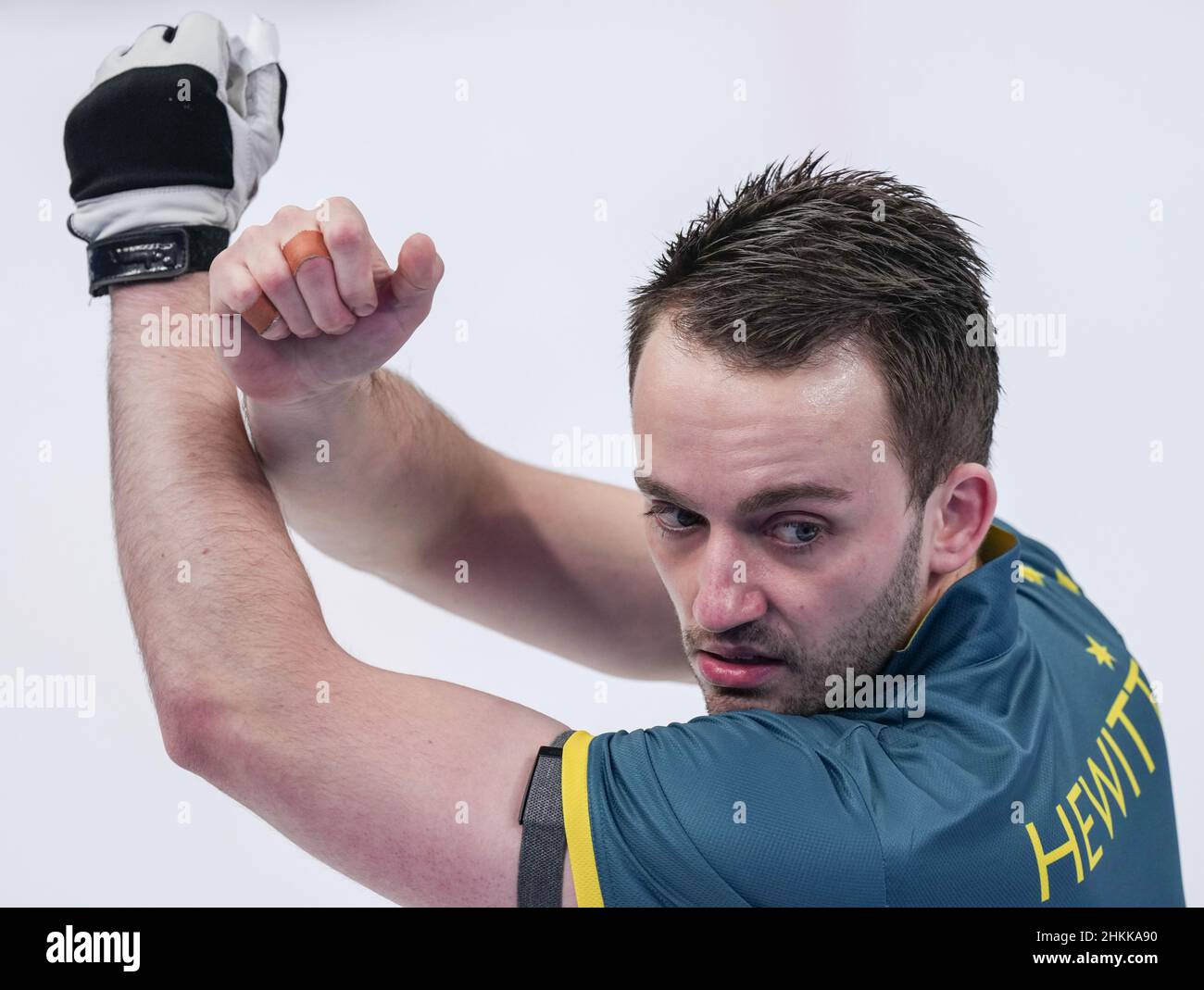Beijing, China. 5th Feb, 2022. Dean Hewitt of Australia competes during ...