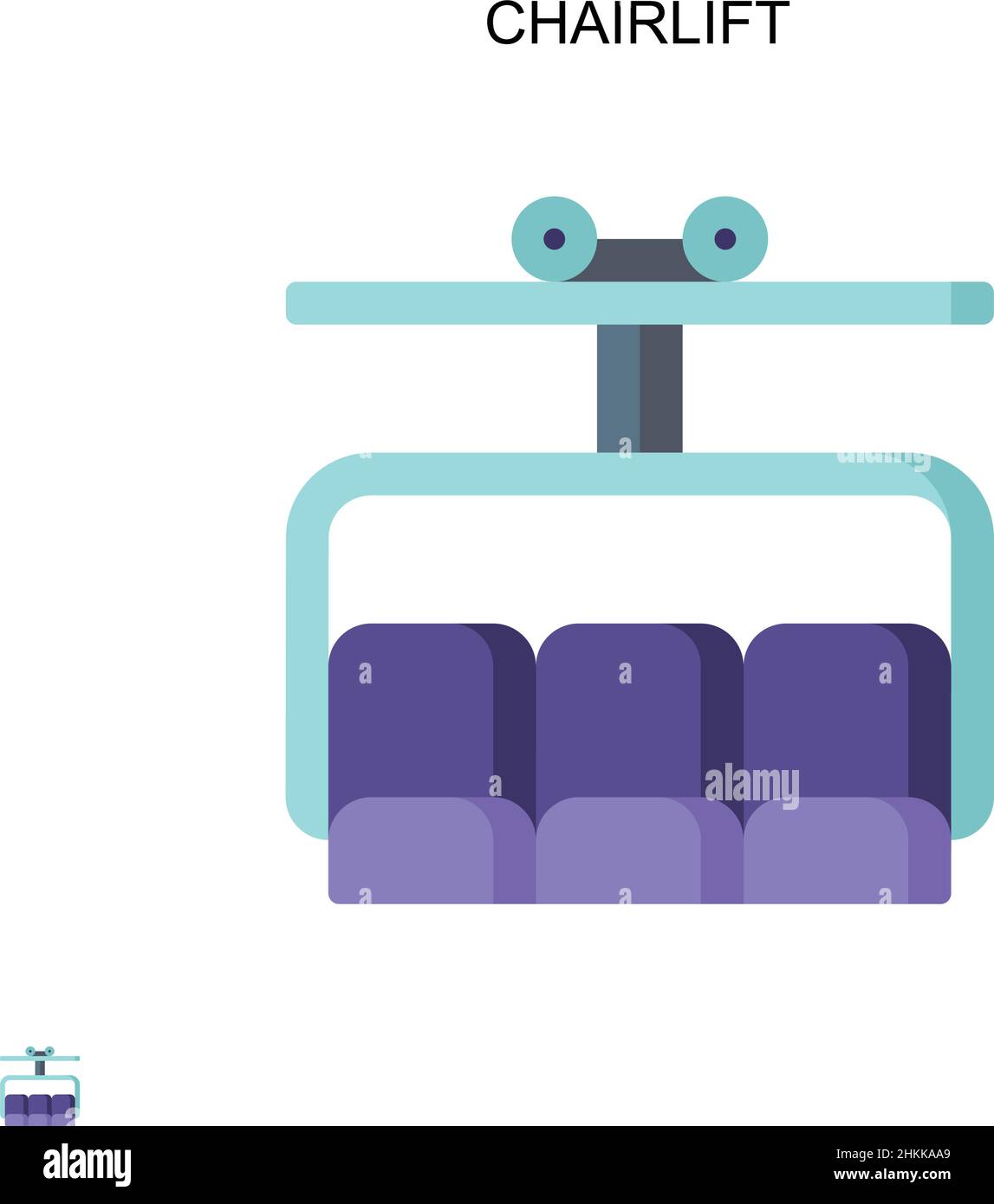 Chairlift people Stock Vector Images - Alamy