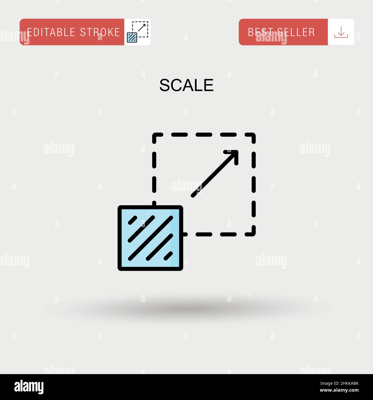 Scale Simple vector icon Stock Vector Image & Art - Alamy
