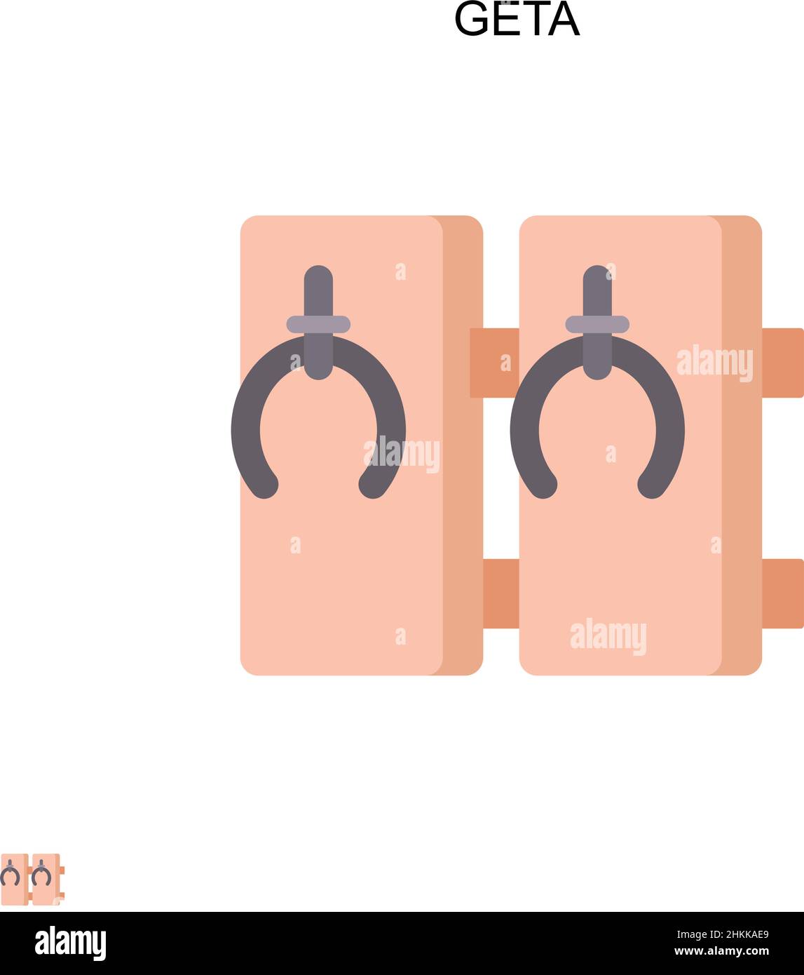 Geta Simple vector icon. Illustration symbol design template for web ...