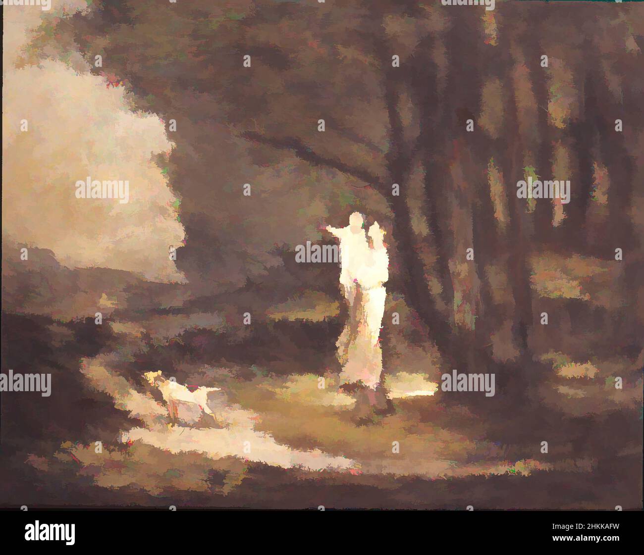 Art inspired by Landscape with Figures, Robert Loftin Newman, American ...