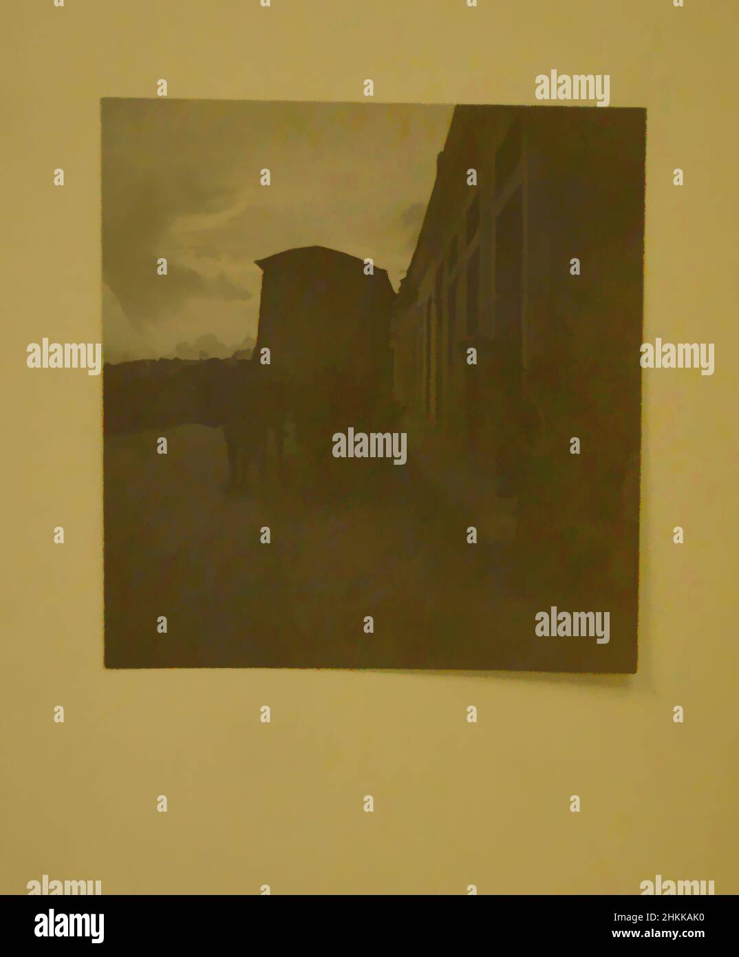 Art inspired by Untitled, Street Scene with Horses, Joseph T. Keiley ...