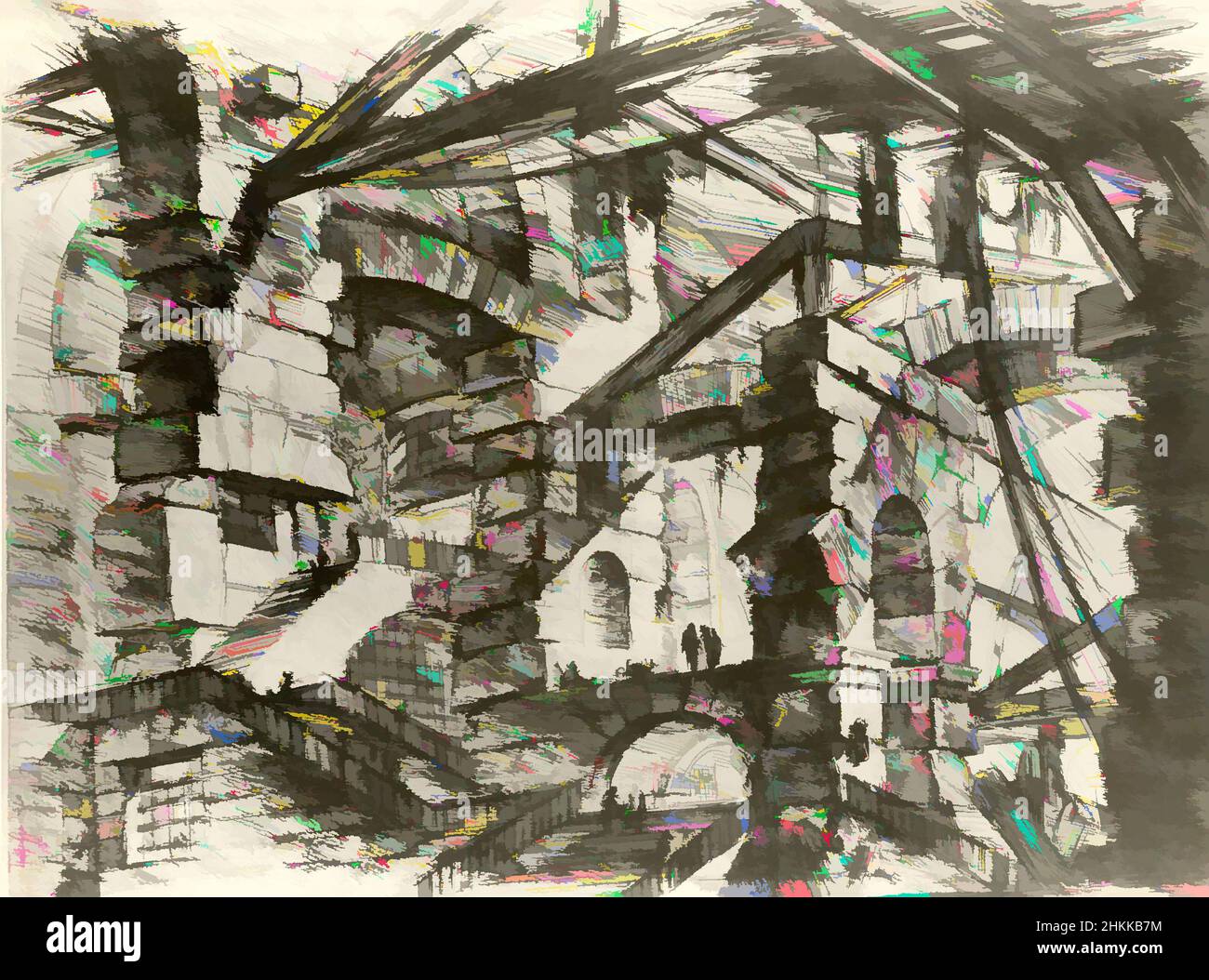 Art inspired by Invenzioni Capric di Carceri; Hind 14, First State of ...