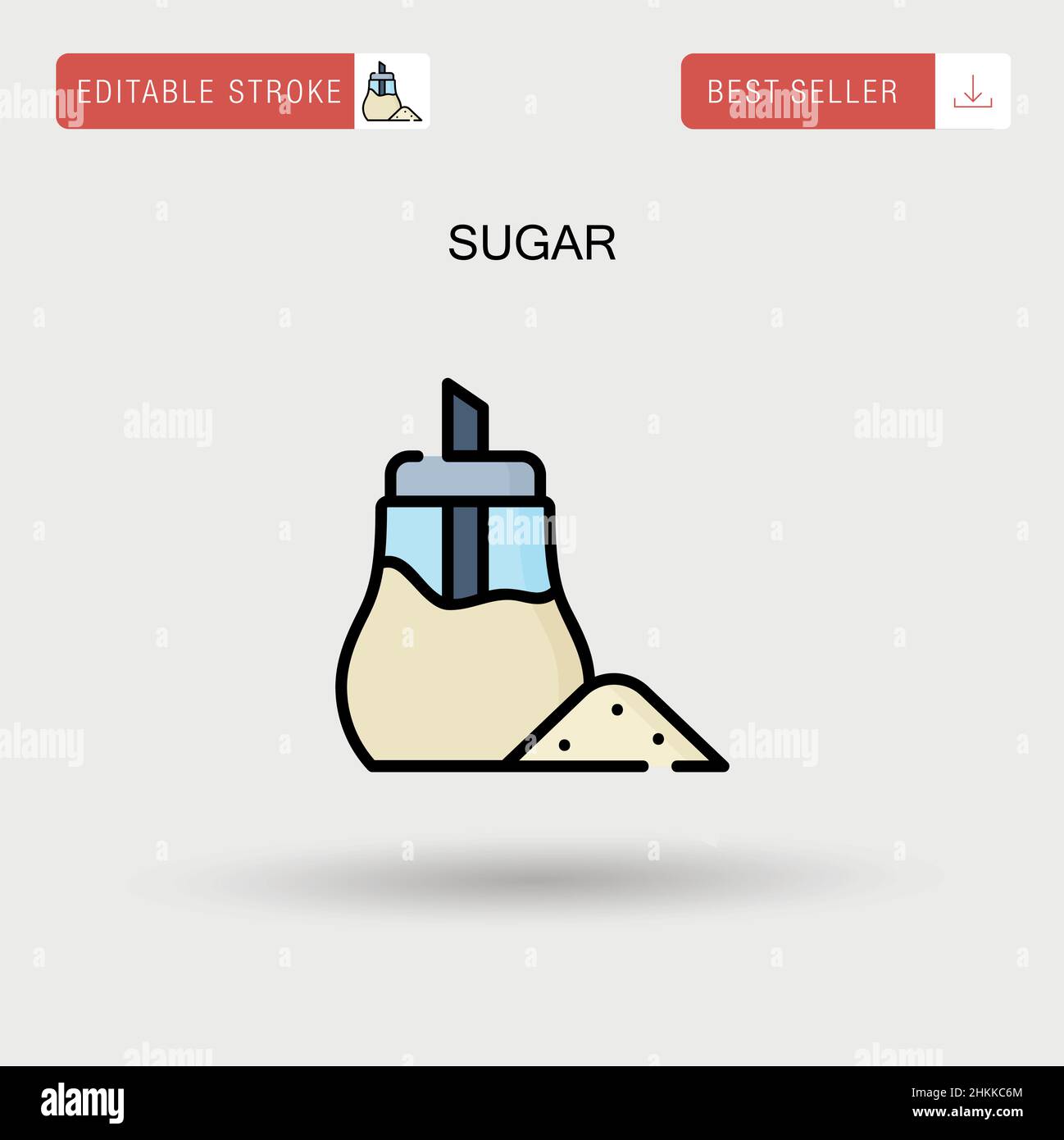 Sugar Stock Vector Images - Alamy