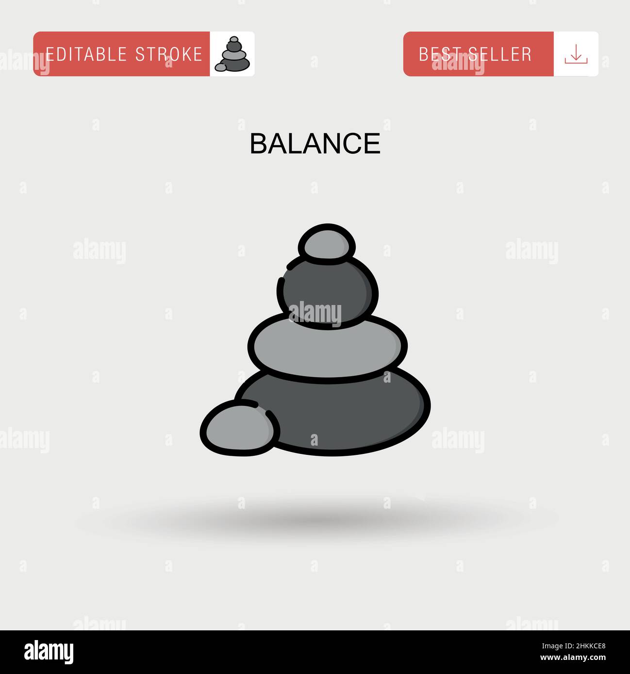 Balance Simple vector icon Stock Vector Image & Art - Alamy