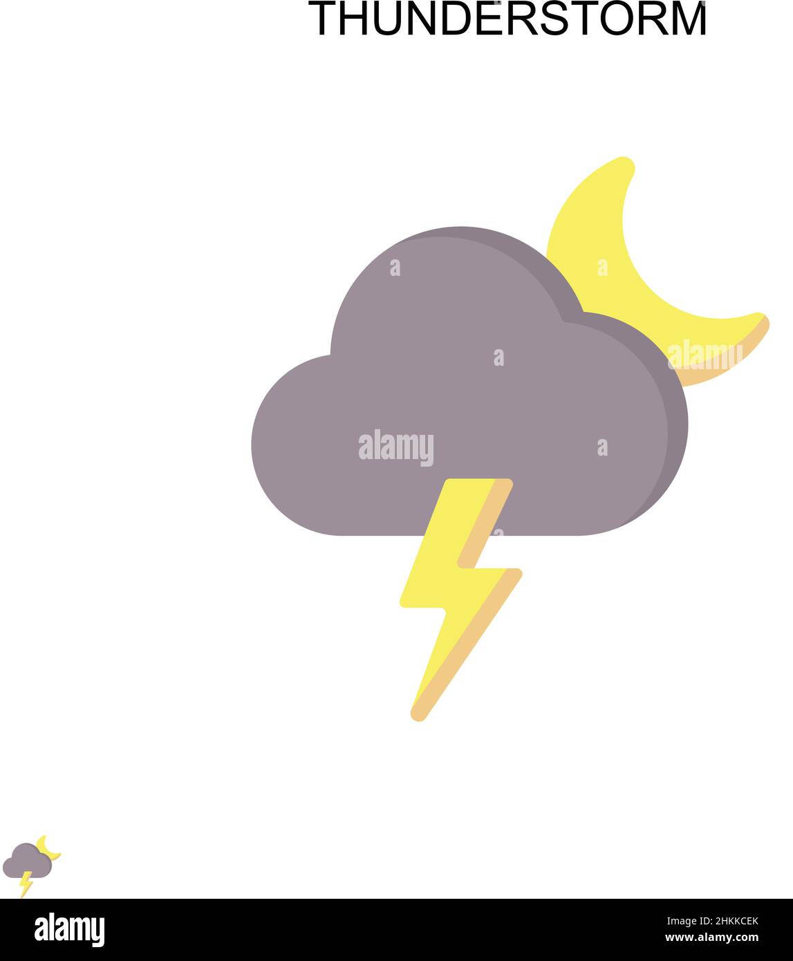 Beautiful rainstorm Stock Vector Images - Alamy