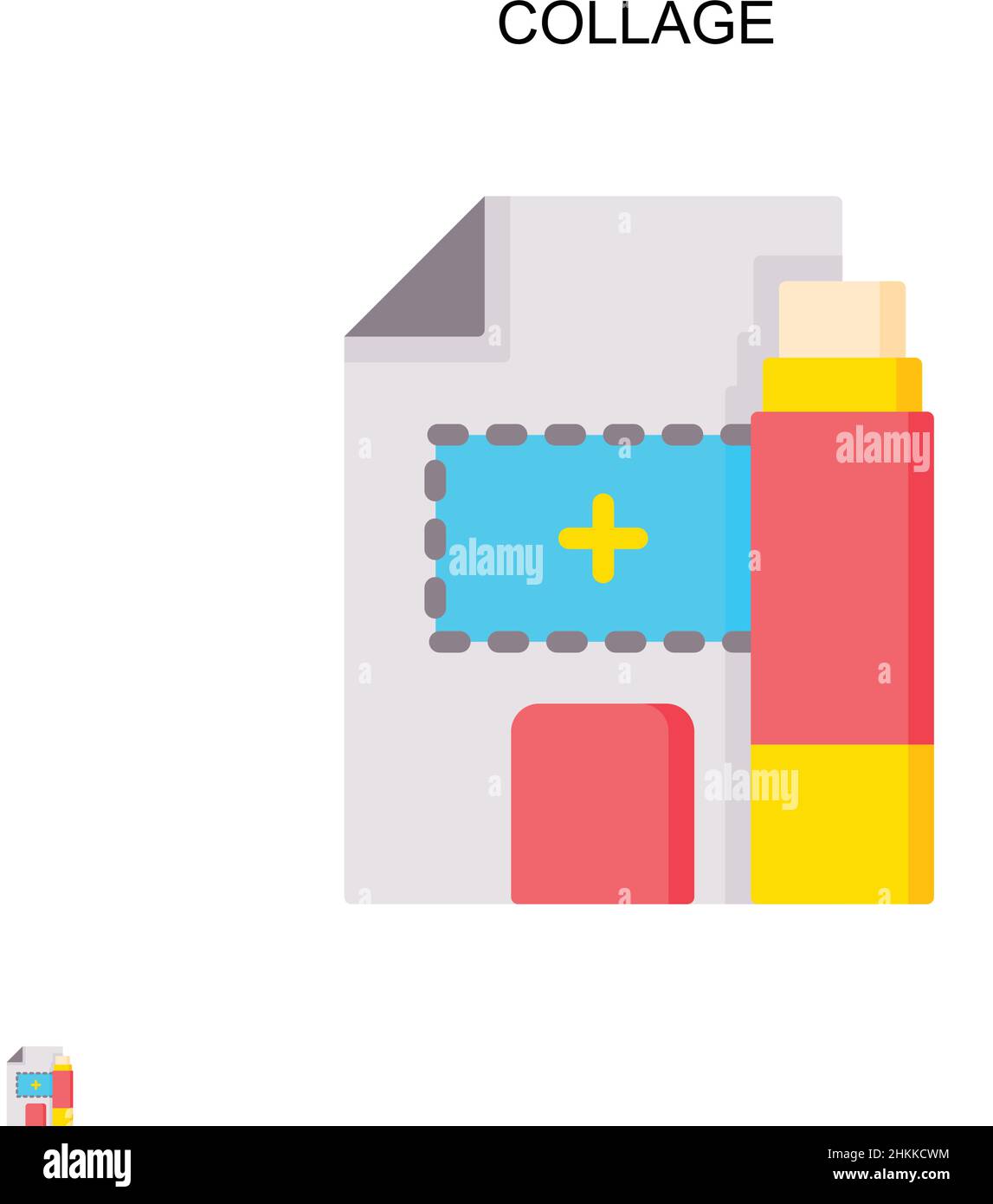 Poster pop collage person Stock Vector Images - Alamy