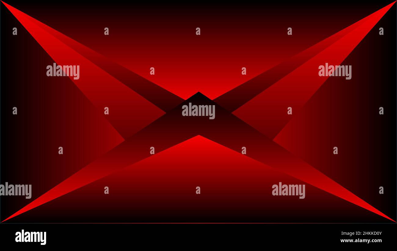 Dark red background wrapped in abstract triangle design Stock Vector ...