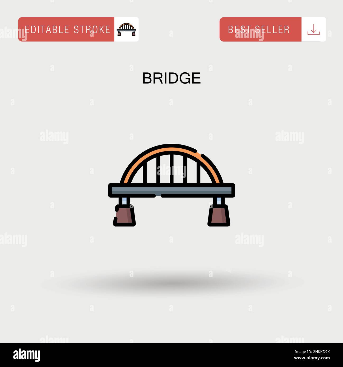 Bridge structure Stock Vector Images - Alamy