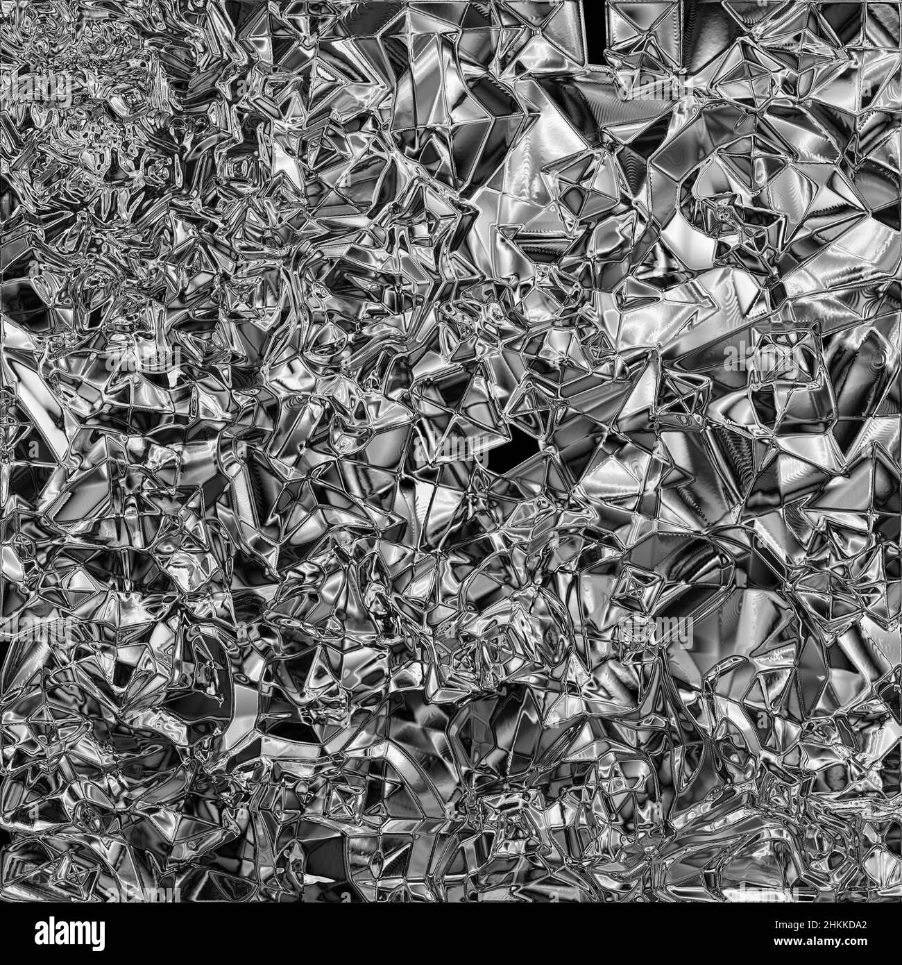 Crushed metallic aluminum silver foil background texture digital paper ...
