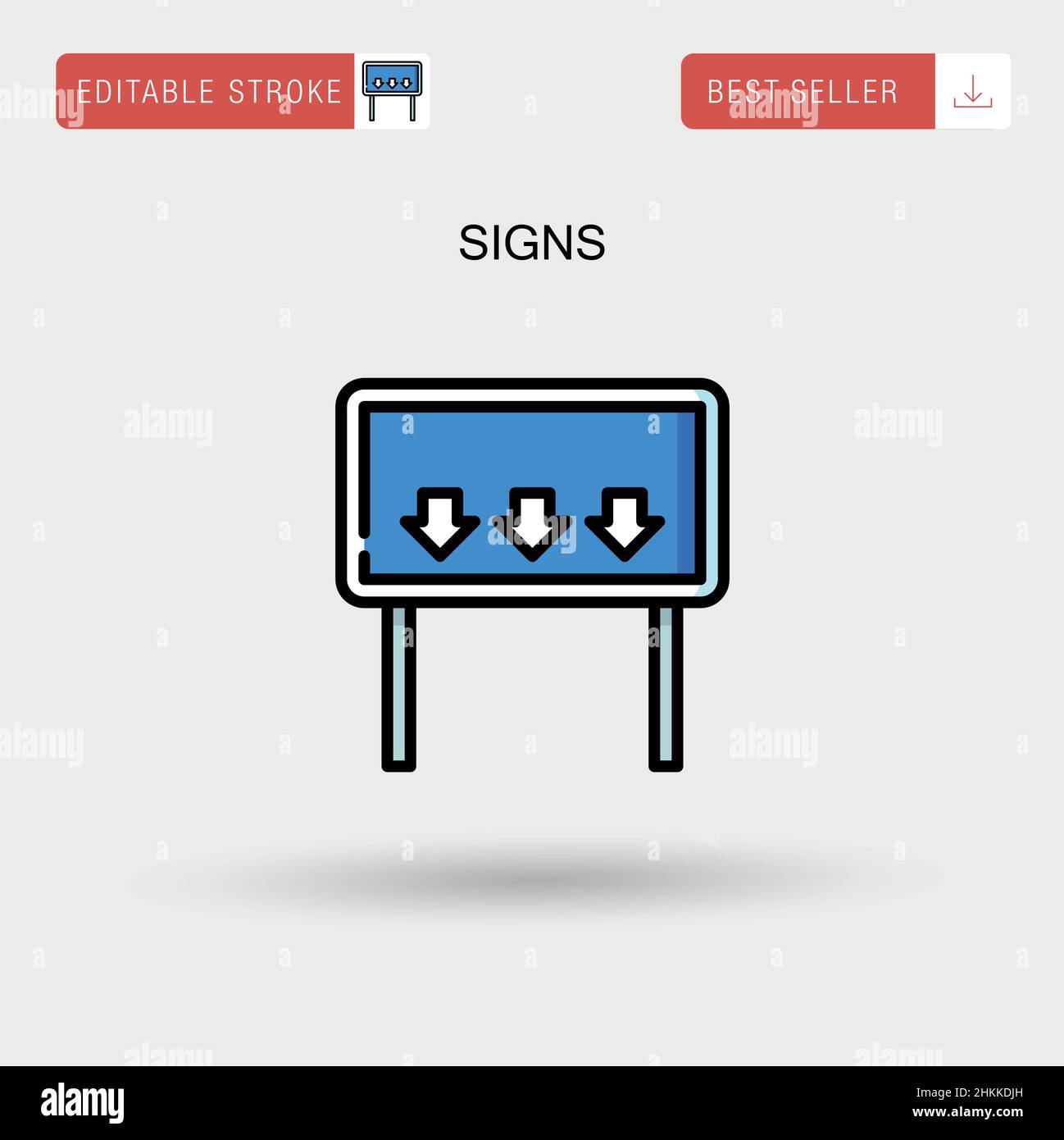 Modern road signs Stock Vector Images - Alamy