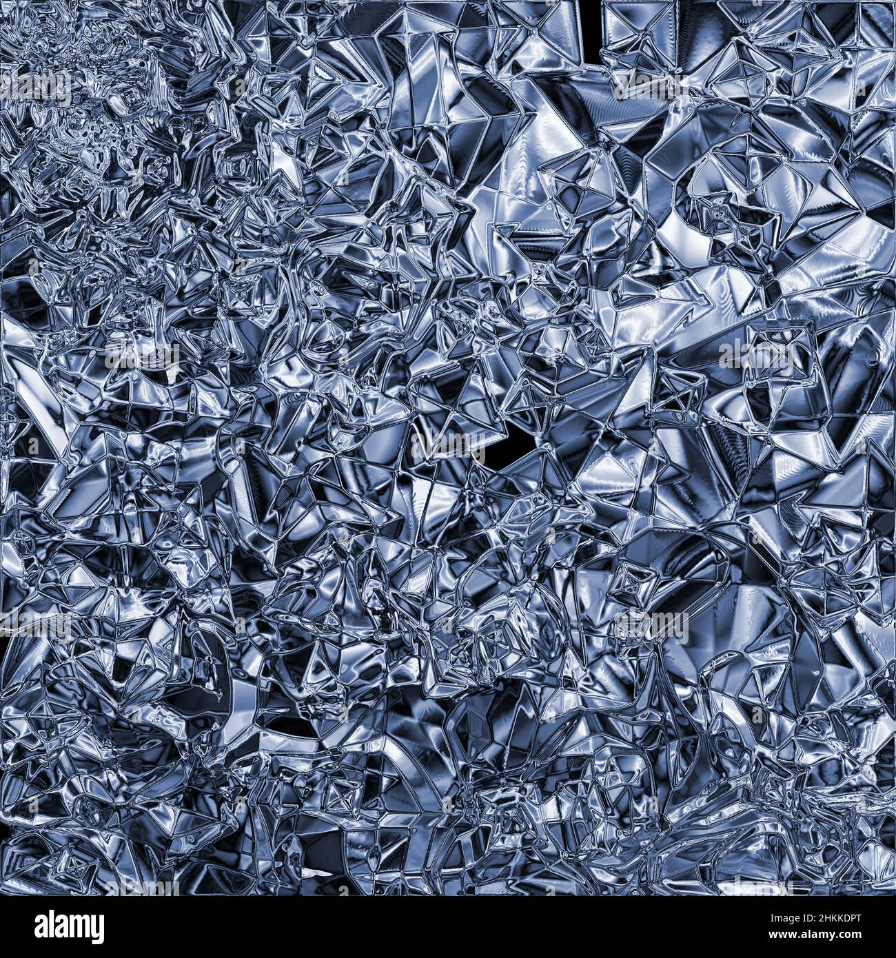Crushed metallic aluminum blue foil background texture digital paper ...