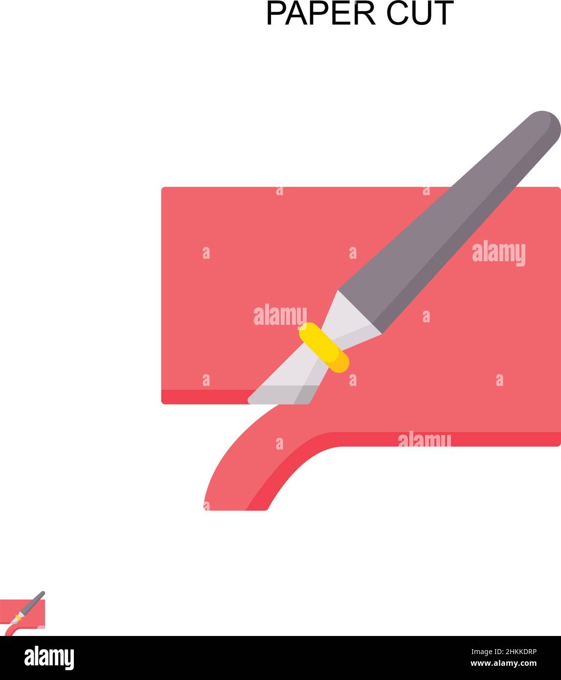 Paper cut Simple vector icon. Illustration symbol design template for ...