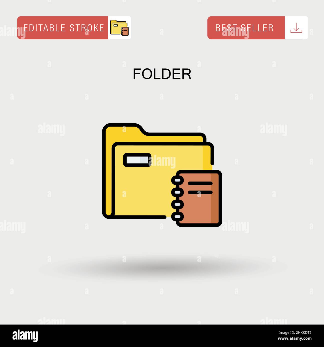 Folder Simple vector icon Stock Vector Image & Art - Alamy