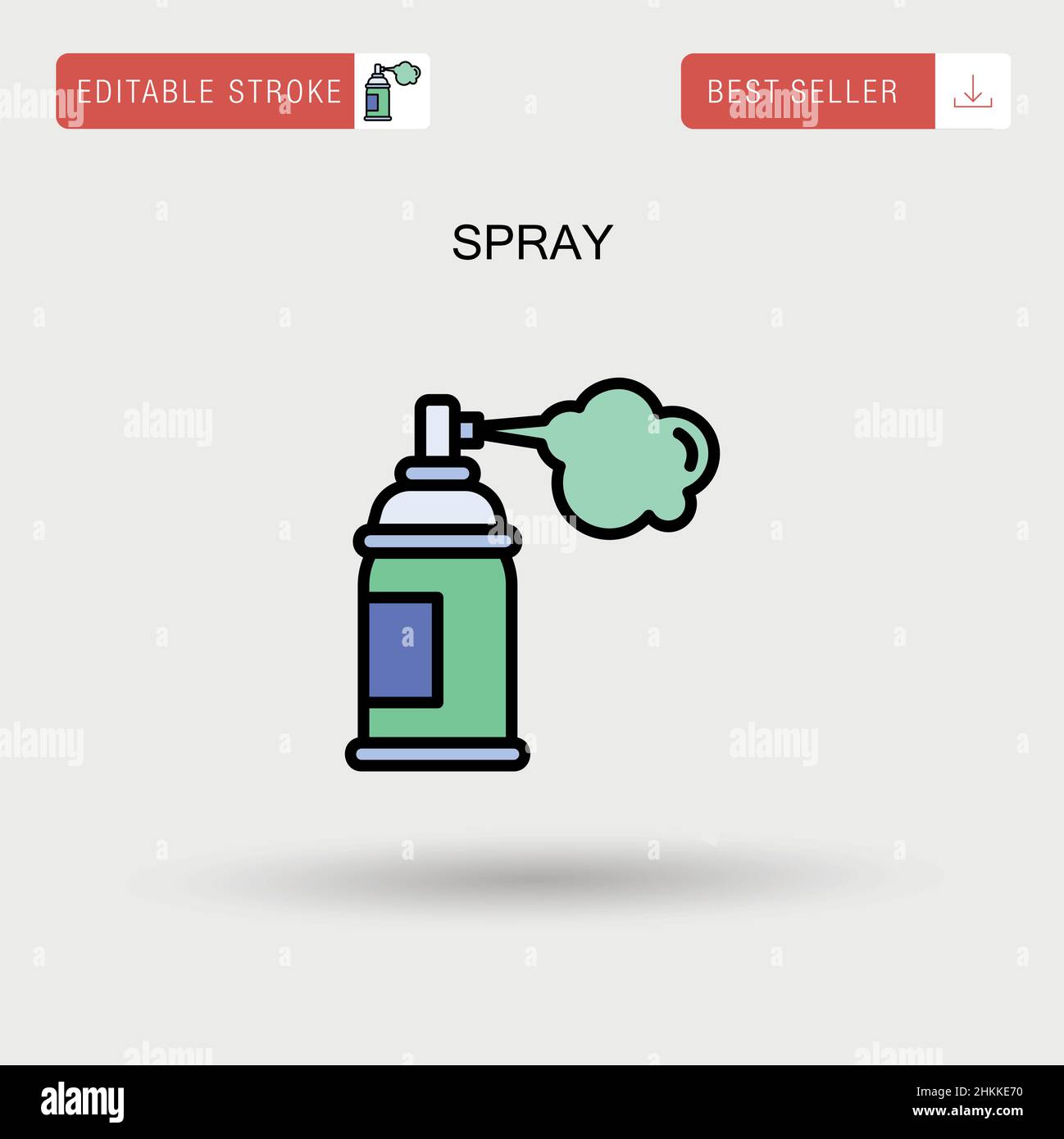 Spray Simple vector icon Stock Vector Image & Art - Alamy