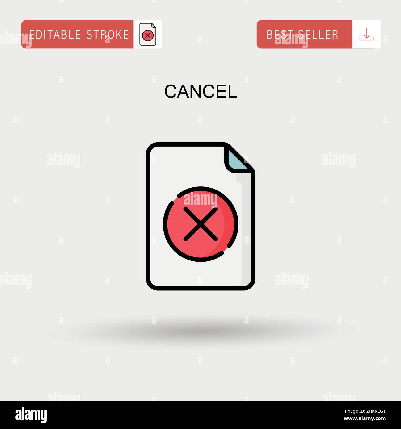Cancel icon hi-res stock photography and images - Alamy