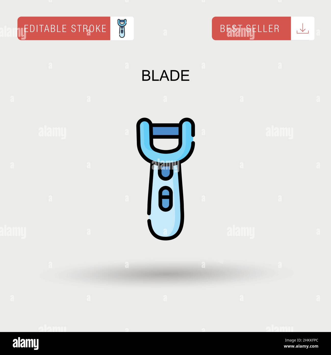 Blade Simple vector icon Stock Vector Image & Art - Alamy