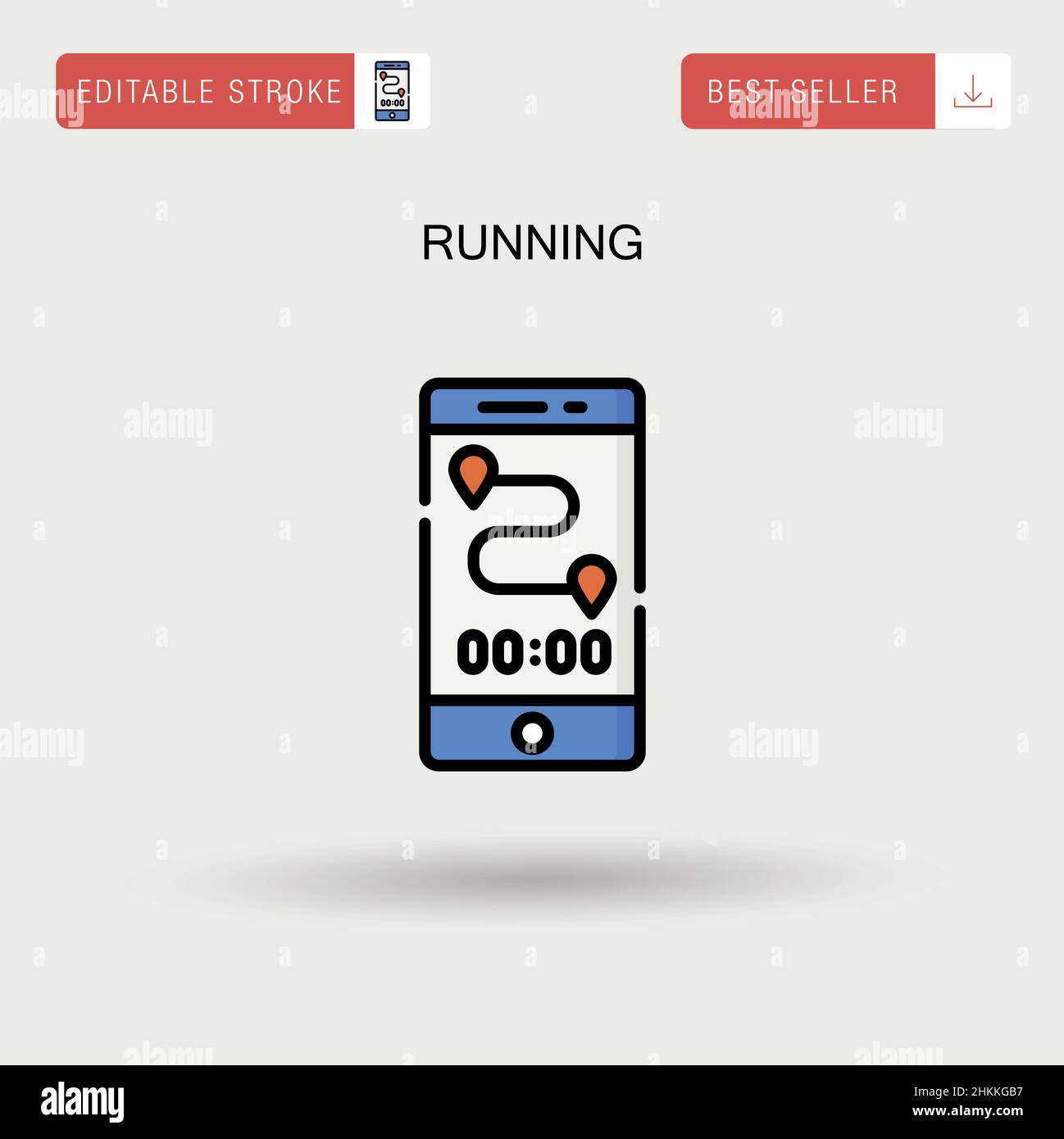 Man woman running exercise park Stock Vector Images - Alamy