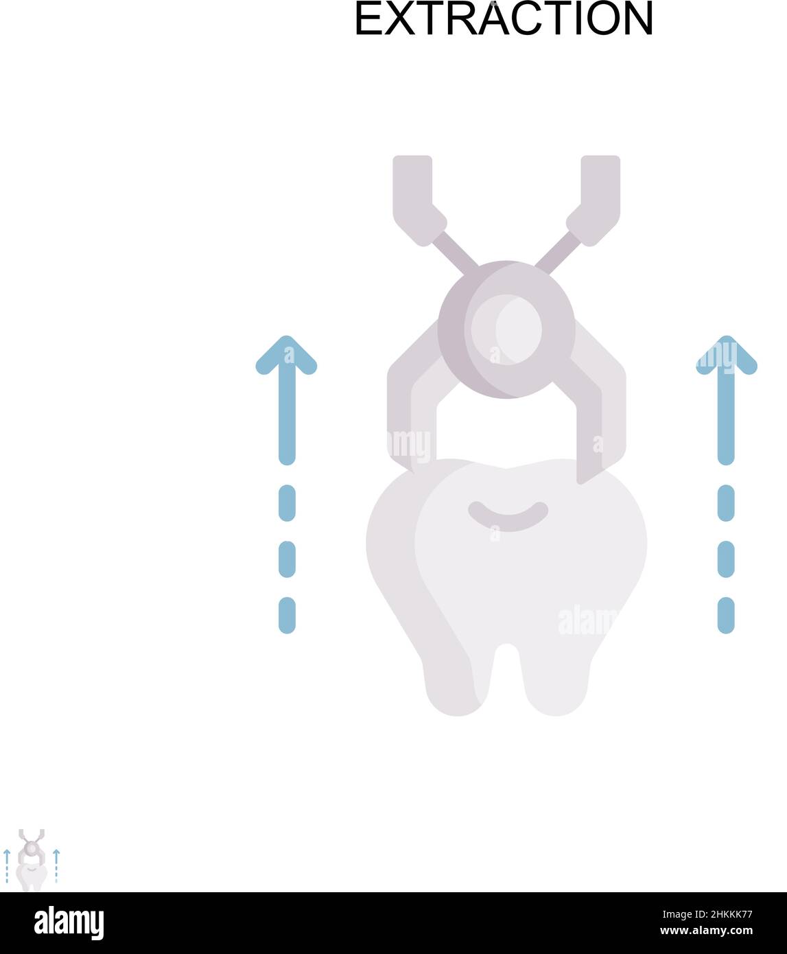 Extraction Simple vector icon. Illustration symbol design template for ...