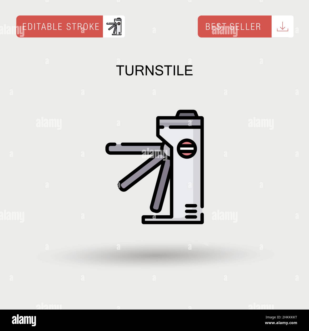 Metro security gate Stock Vector Images - Alamy