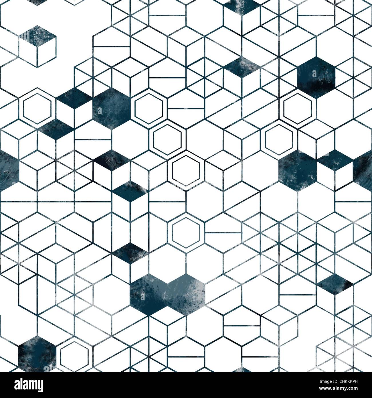 Seamless navy blue and white abstract grungy seamless surface pattern ...