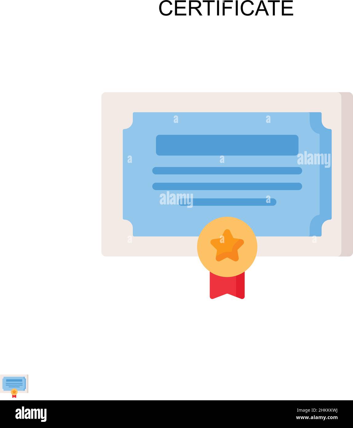 Certificate appreciation creative template hi-res stock photography and ...