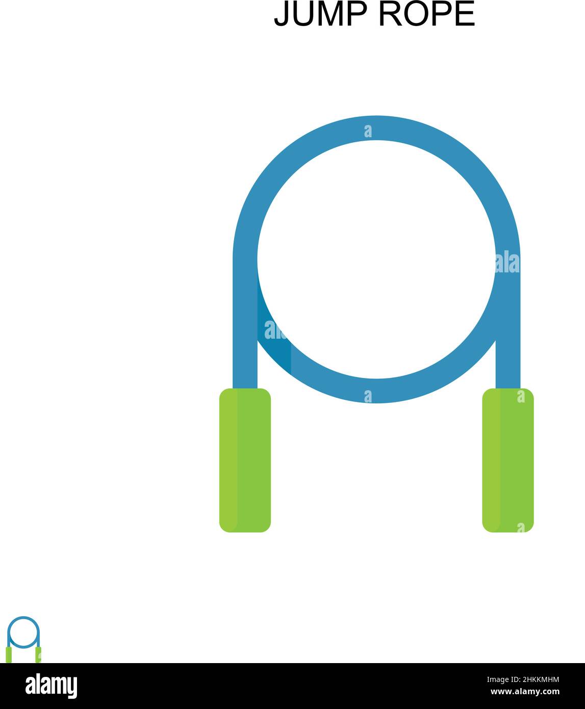 Woman fitness rope Stock Vector Images - Alamy