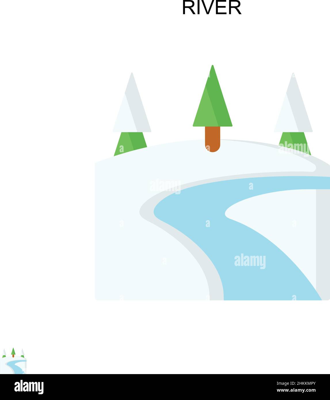 Tree and river Cut Out Stock Images & Pictures - Alamy