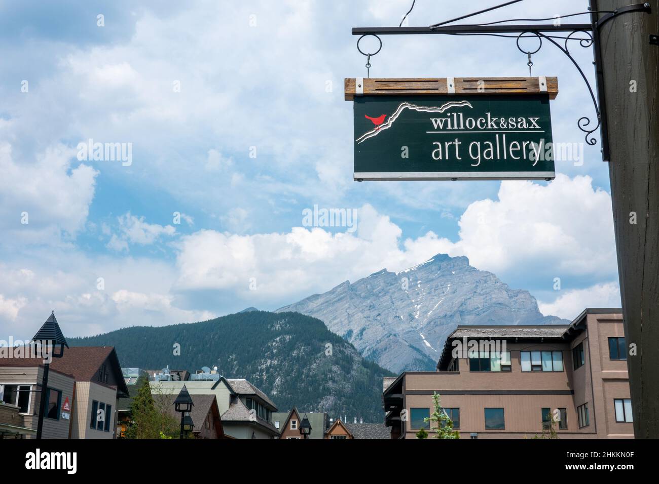 Banff, AB, Canada - July, 7th, 2021 : Willock Sax Gallery on Bear ...