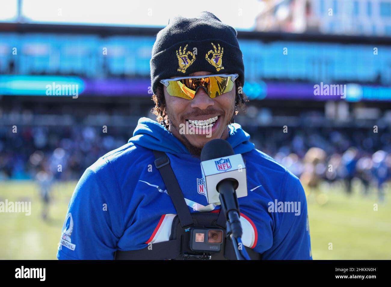 Las Vegas, Nevada, USA. 4th Feb, 2022. Minnesota Vikings wide receiver ...