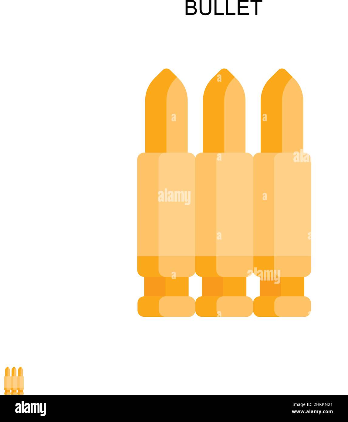 Bullet Simple vector icon. Illustration symbol design template for web ...