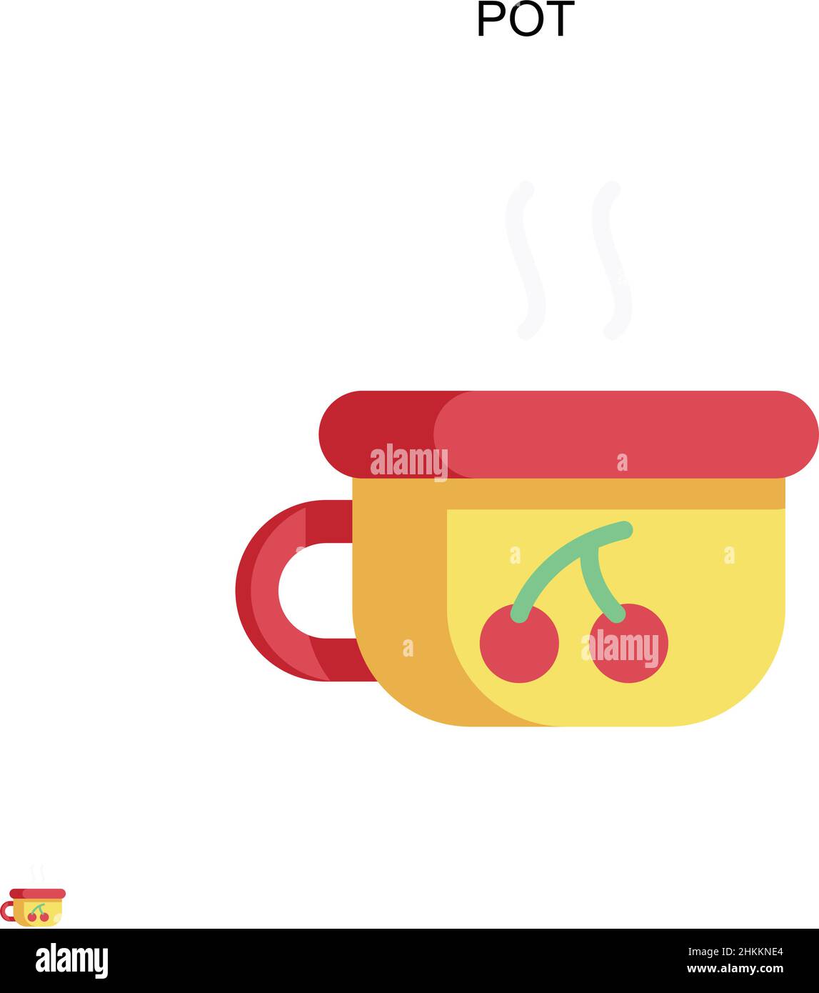 Simple pot Stock Vector Images - Alamy