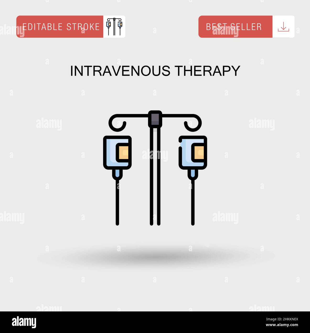 Intravenous therapy Simple vector icon Stock Vector Image & Art - Alamy